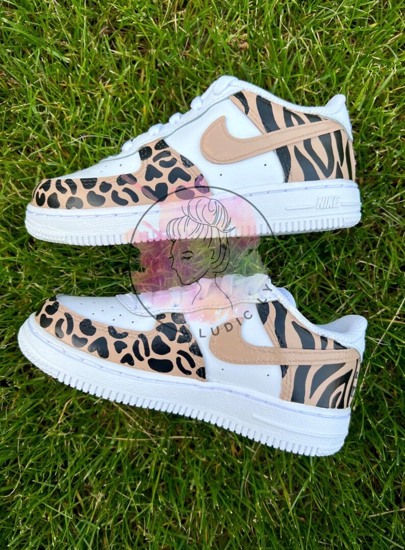 Custom Animal Print Air Force 1 Cheetah Air Force 1 Zebra - Etsy