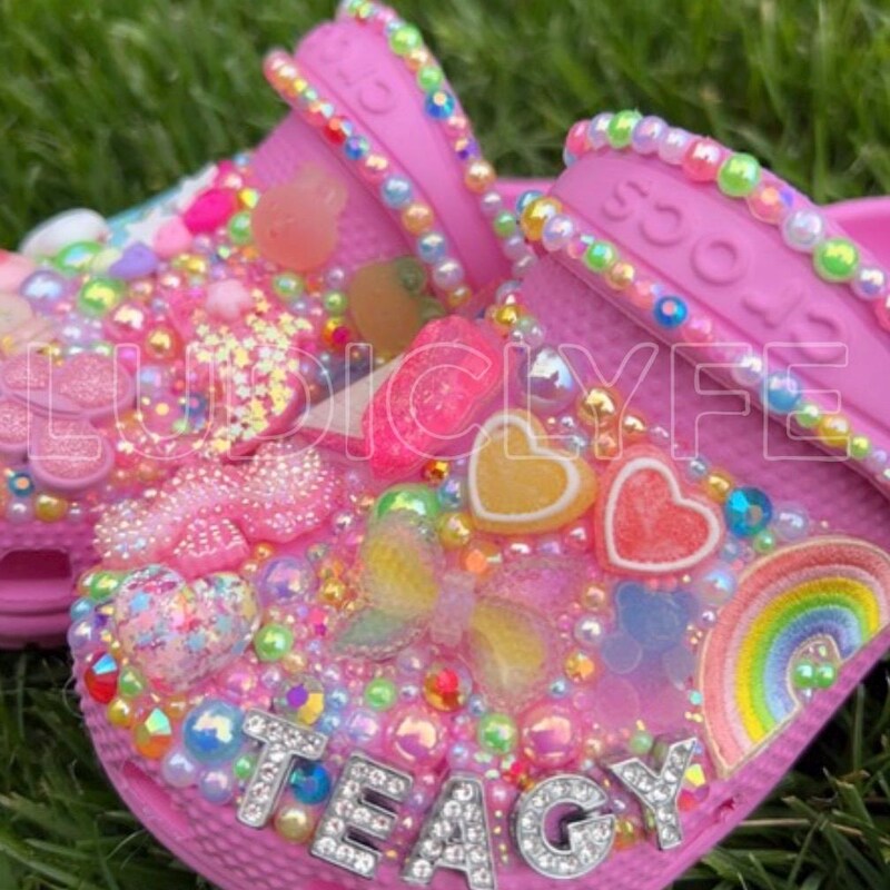 Bedazzle Kids Crocs - Etsy