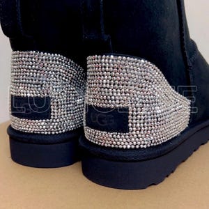 Bedazzled UGG Classic Mini Boot Womens, Rhinestone Boot - Etsy