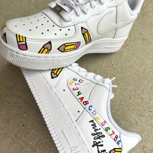 Custom Teacher Air Force 1 - Etsy