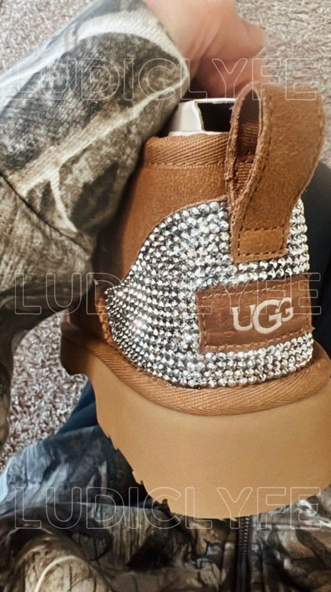 Bedazzled UGG Classic Mini Boot Kids, Rhinestone Boot - Etsy