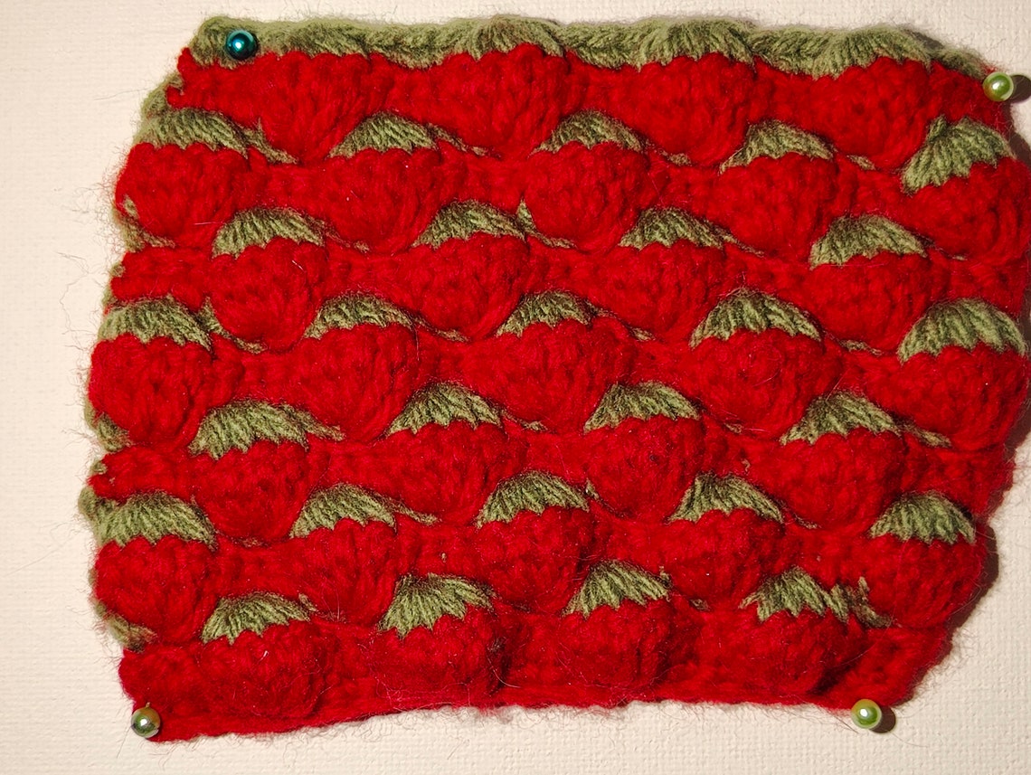 Strawberry Stitch Crochet Pattern - Etsy
