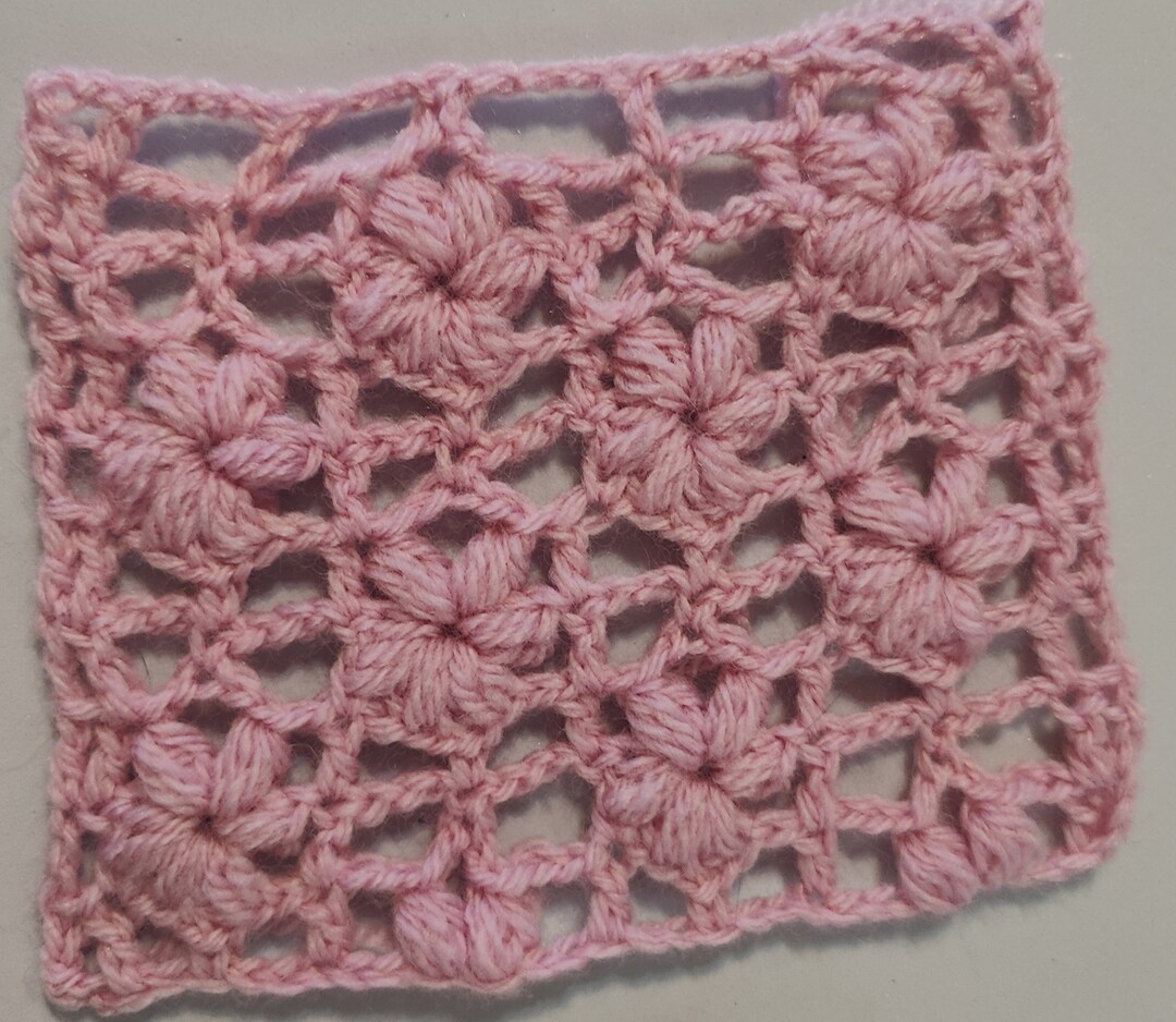 Jasmine Flower Stitch Crochet Pattern - Etsy