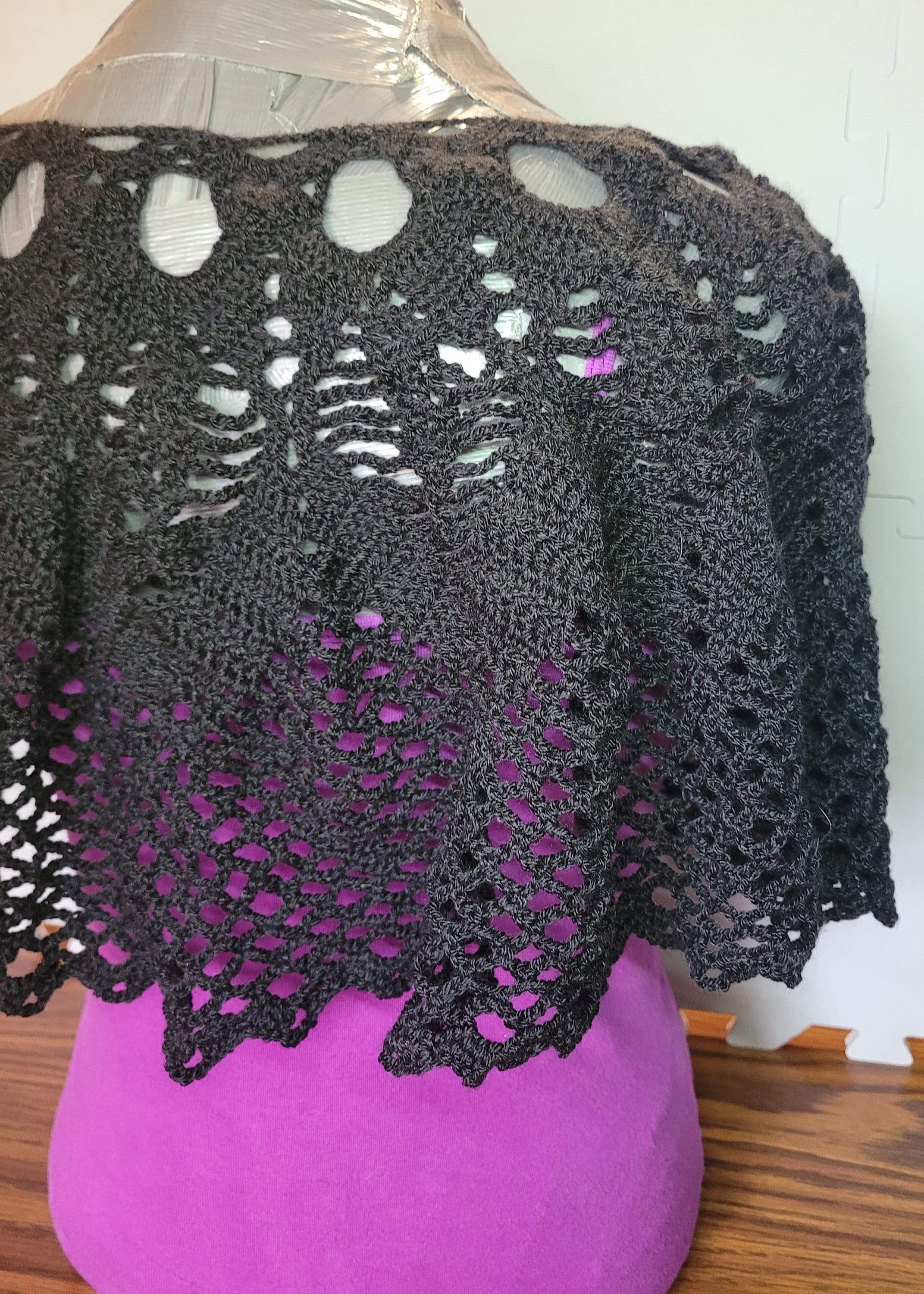 Crochet Cape Chart Pattern - Etsy