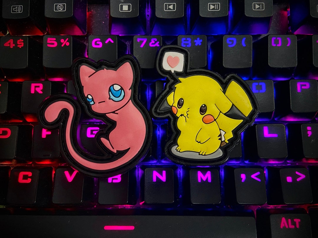 Pokemon Mew & Pikachu Bundle Tiny PVC Rubber Patch Cute Mini - Etsy