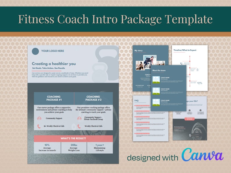 Coaching Packet Template Client Welcome Guide New Client - Etsy