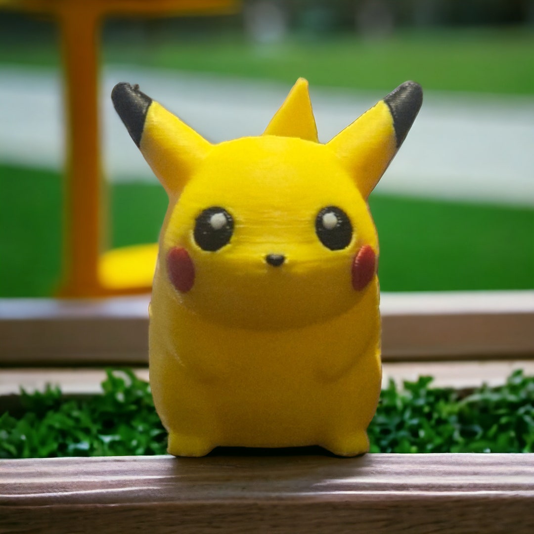 Gen 1 Pikachu 3D Printed Mini - Etsy