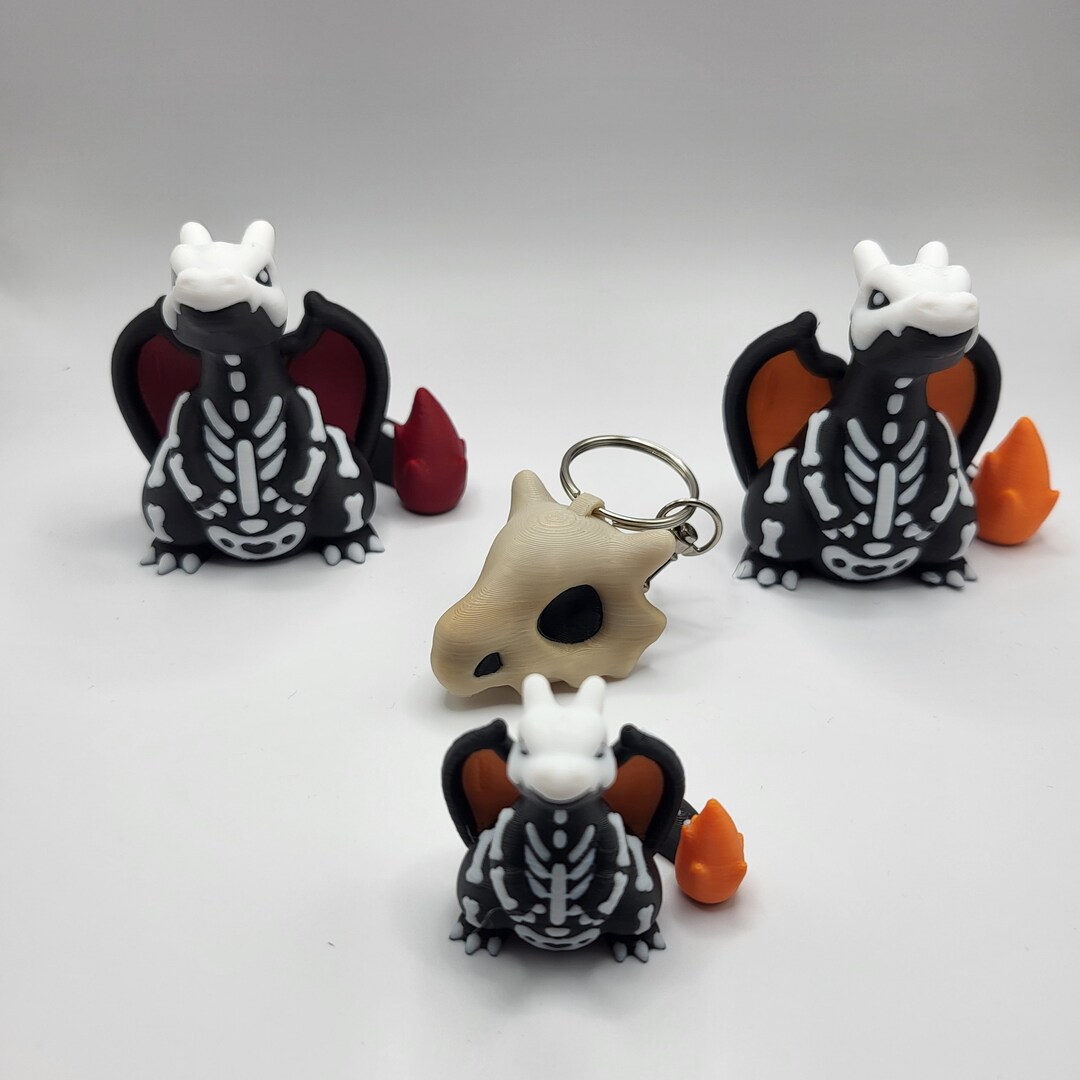 Charizard Cubone Skull Dia De Los Muertos Halloween - Etsy
