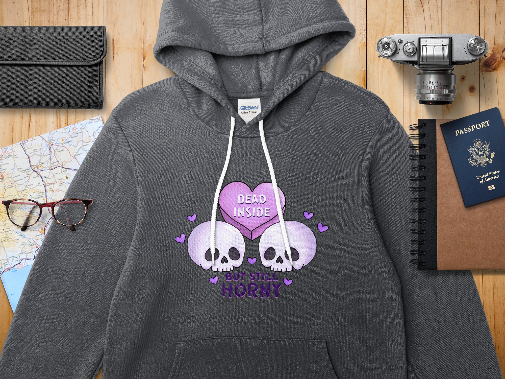 Cute Chibi Skeleton Skulls dead Inside but Still - Etsy