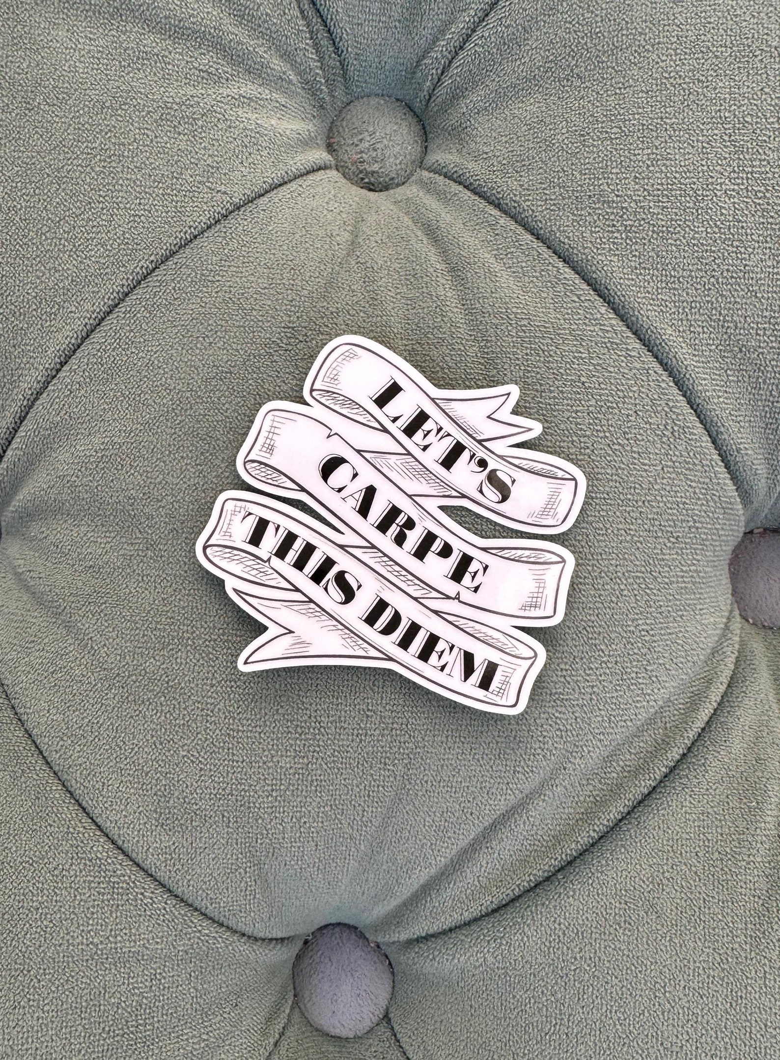 Let’s Carpe This Diem Sticker - Etsy