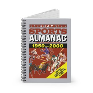 Grays Sports Almanac Spiral Notebook | Back to the Future | 80s Movies ...