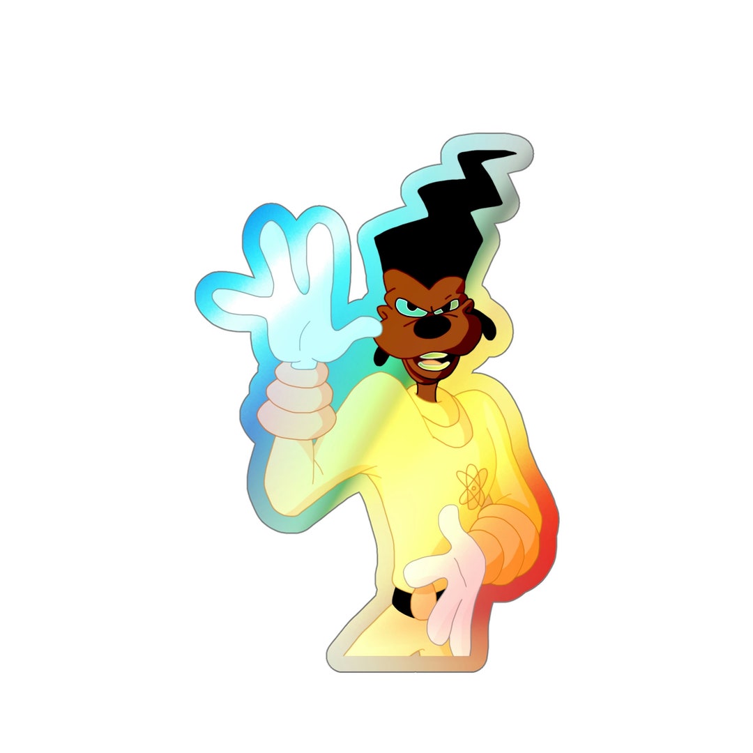Holographic Powerline Sticker | Goofy Movie Disney Sticker | 90s Disney ...