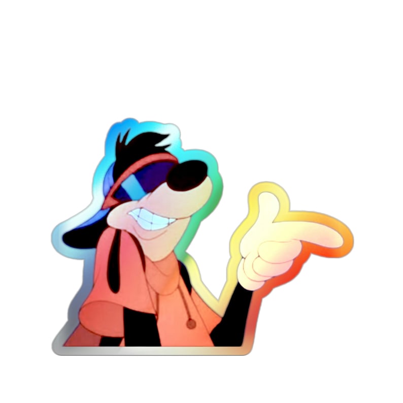 Holographic Max Sticker Goofy Movie Disney Sticker 90s Disney - Etsy