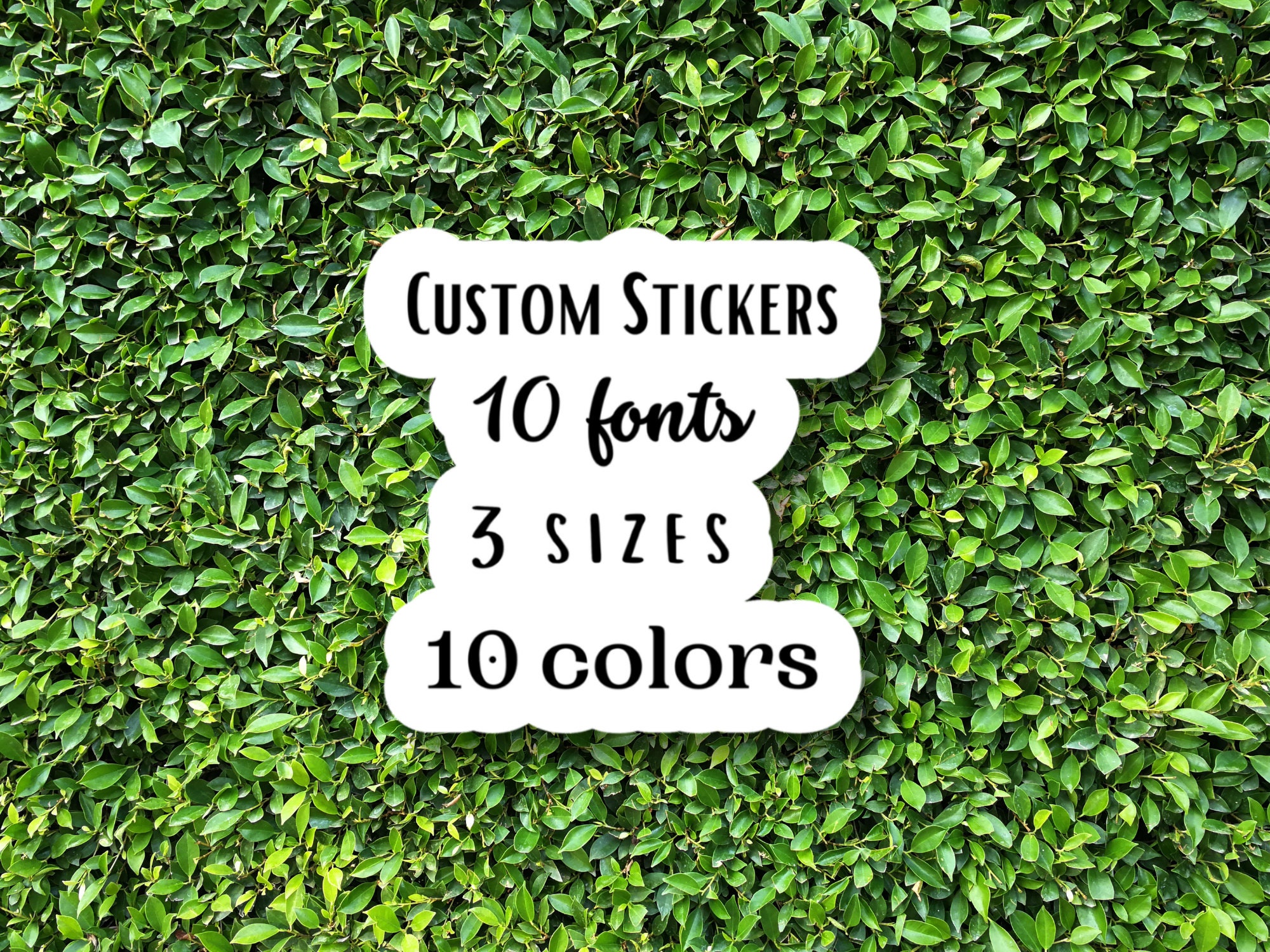 CUSTOM Sticker, Design Your Own Sticker, Matte, Gloss, or Holographic ...