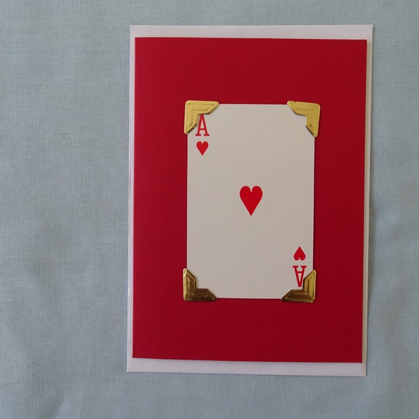 Ace of Hearts Greeting Cards - Etsy