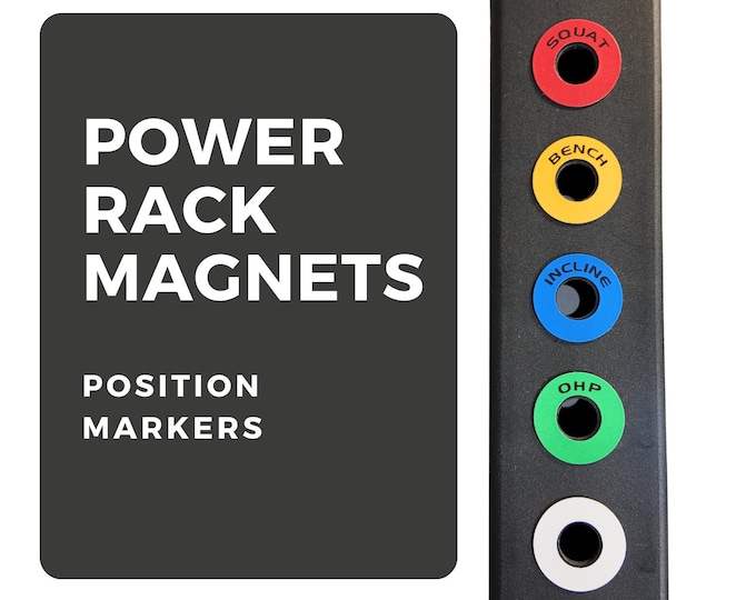 Squat Rack Magnetic Position Markers Mark Your Power Rack Barbell ...