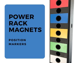 Squat Rack Magnetic Position Markers Mark Your Power Rack Barbell ...