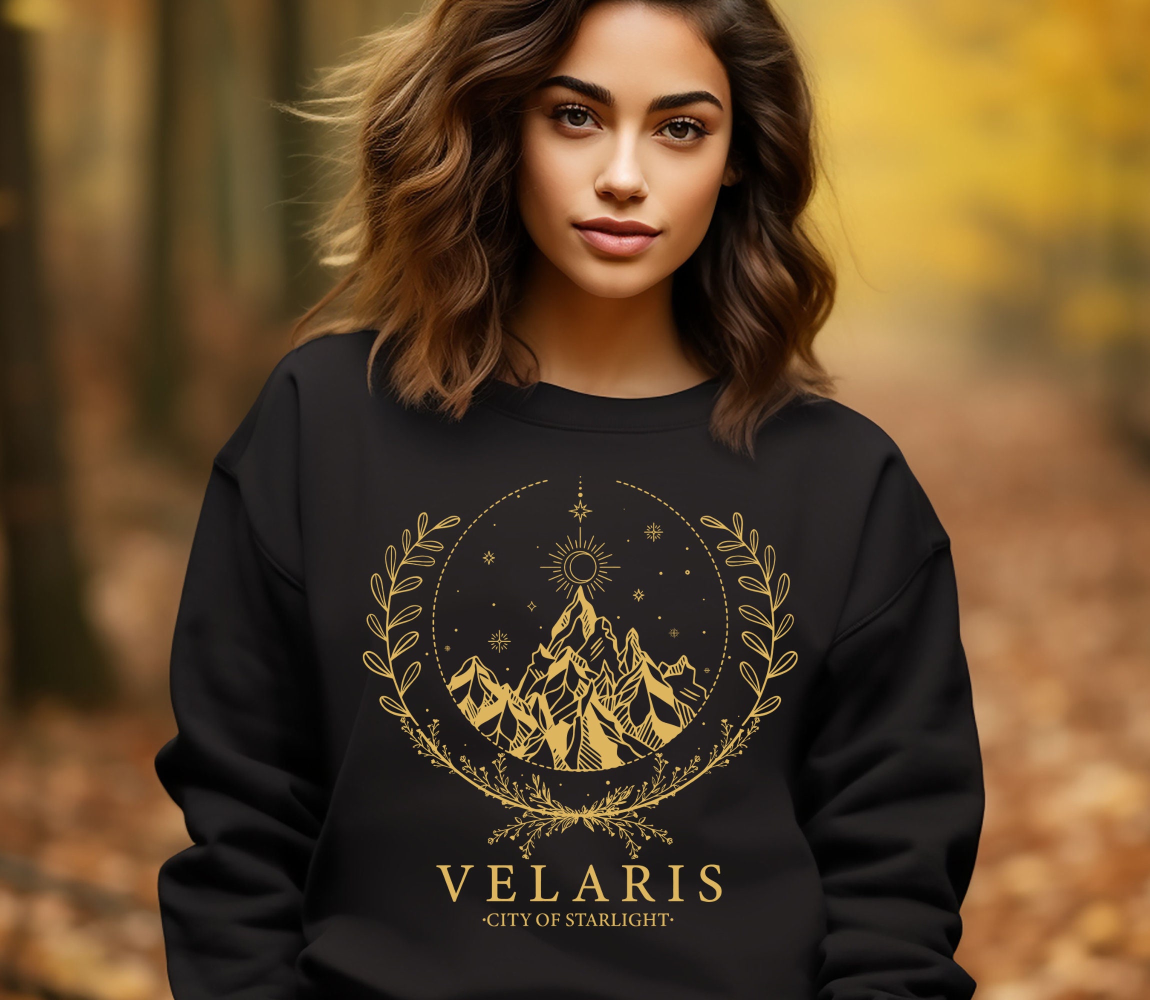 Velaris Sweatshirt ACOTAR Shirt Front and Back Shirt SJM - Etsy