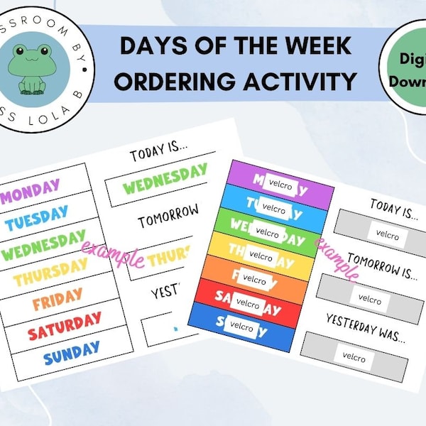 Velcro Calendar - Etsy