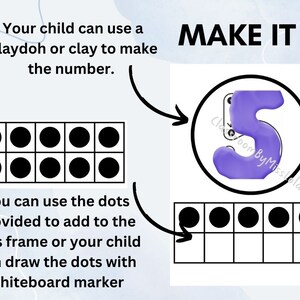 Number Worksheets 1-10, Tracing, Make It, Finger Tracing, Tens Frame ...