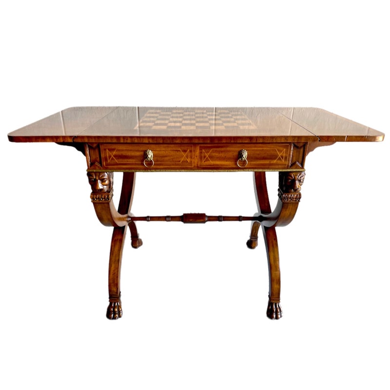 Antique Game Table - Etsy