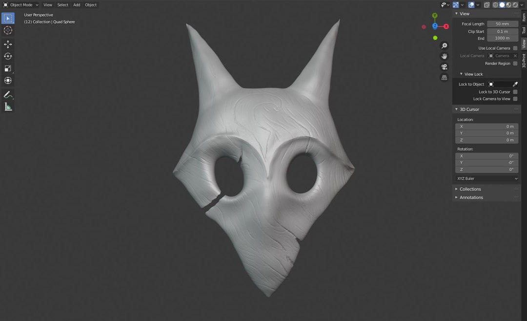 Kindred Mask 3D Model for printing stl. file - Etsy.de