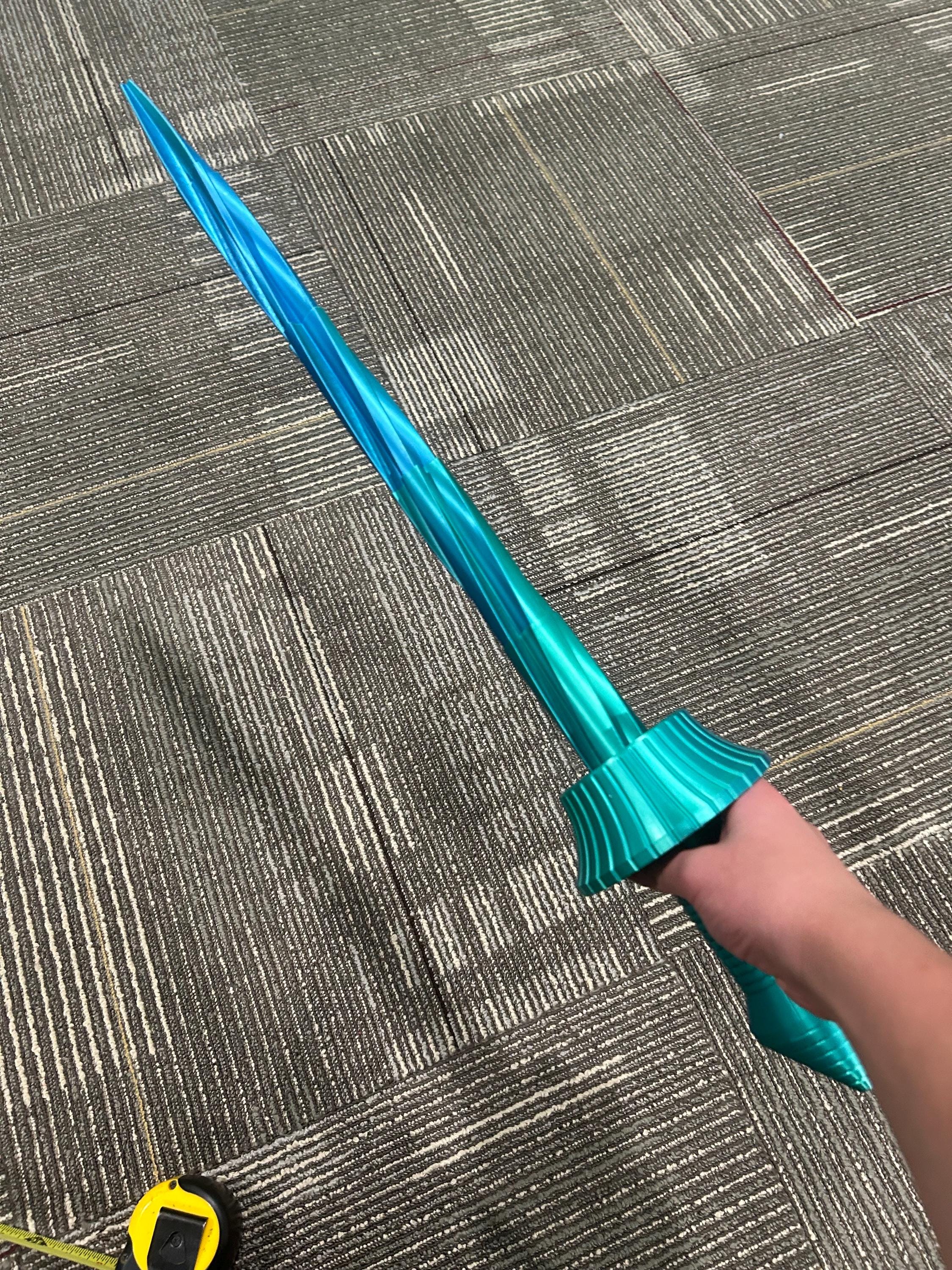 3D Printed Drill Sword With Replaceable Blade - Etsy