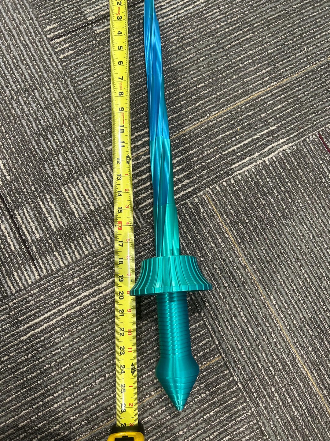 3D Printed Drill Sword With Replaceable Blade - Etsy