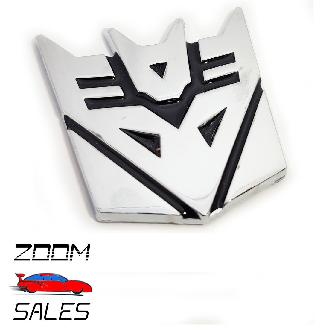 Chrome Decepticons Metal Car Badge Car Emblem - Transformers - Etsy UK