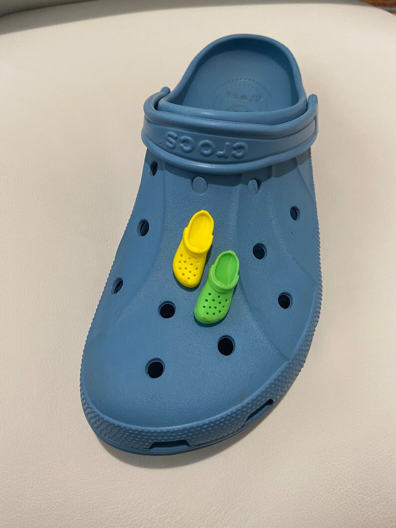 Miniature Croc Jibbit for Crocs Pair of Crocs Jibbitz Mini Crocs 3D ...