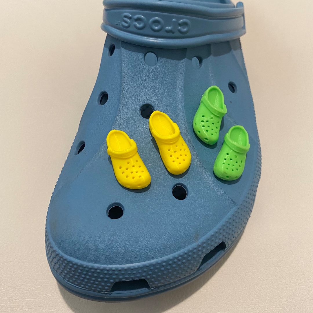 Miniature Croc Jibbit for Crocs Pair of Crocs Jibbitz Mini Crocs 3D ...