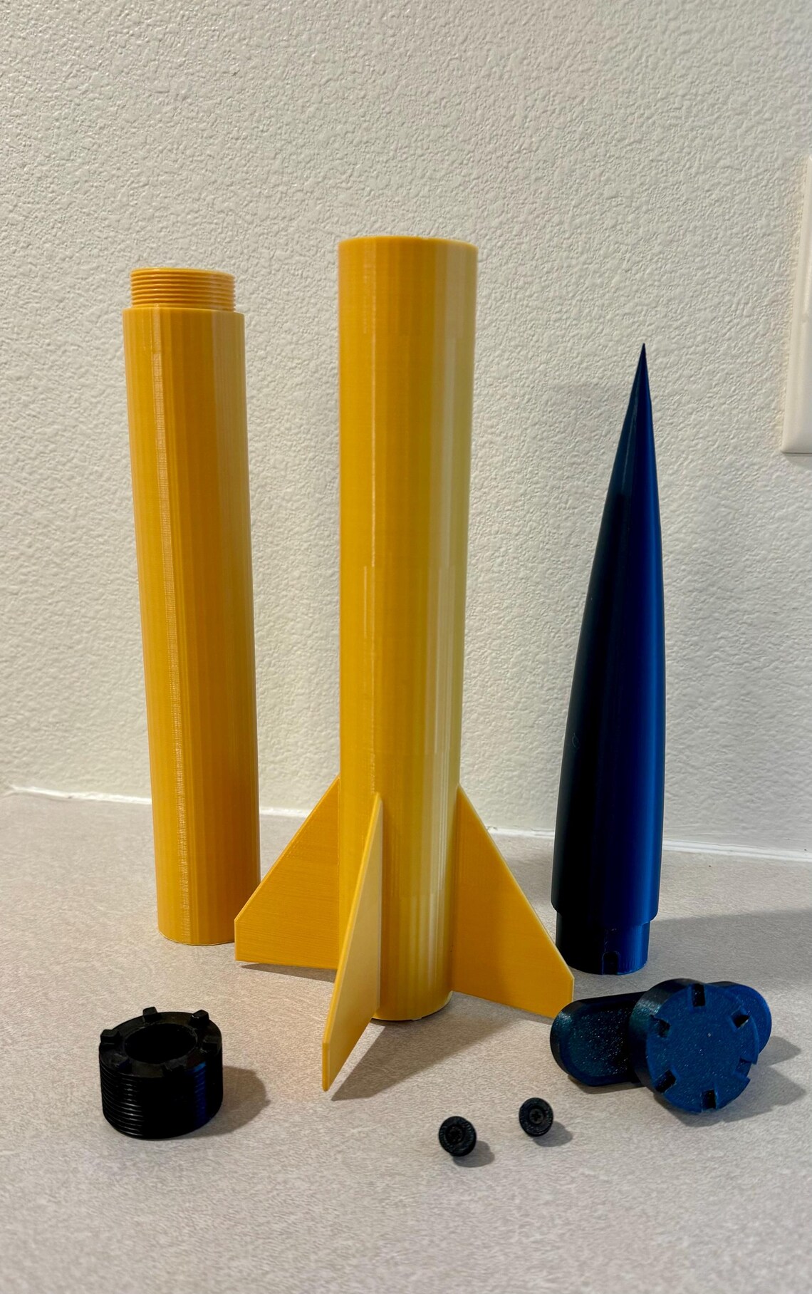 Cookie Monster “3D Printed Model Rocket” - Etsy