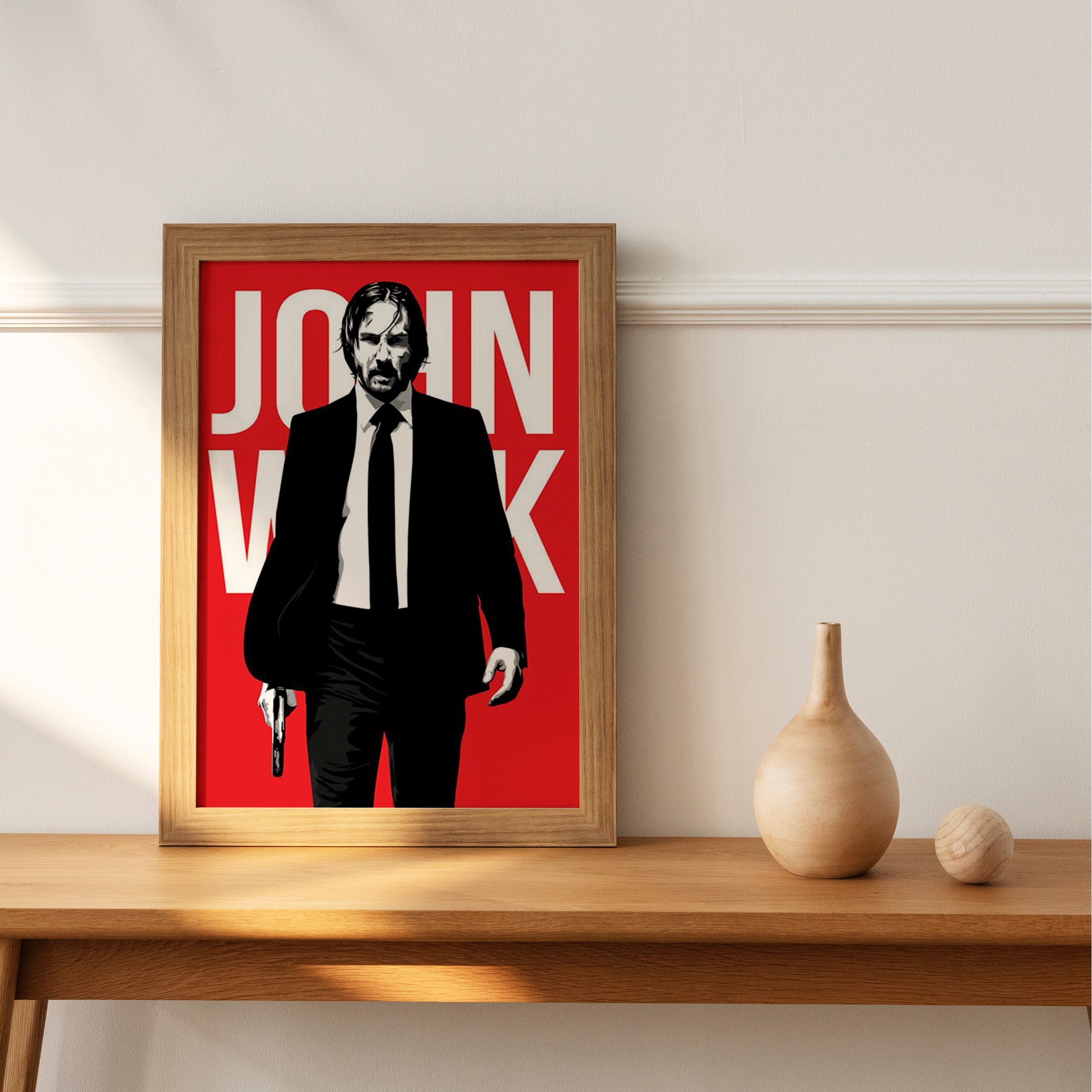 John Wick Poster,Baba Yaga Poster,Art,High Quality Poster, ( No )