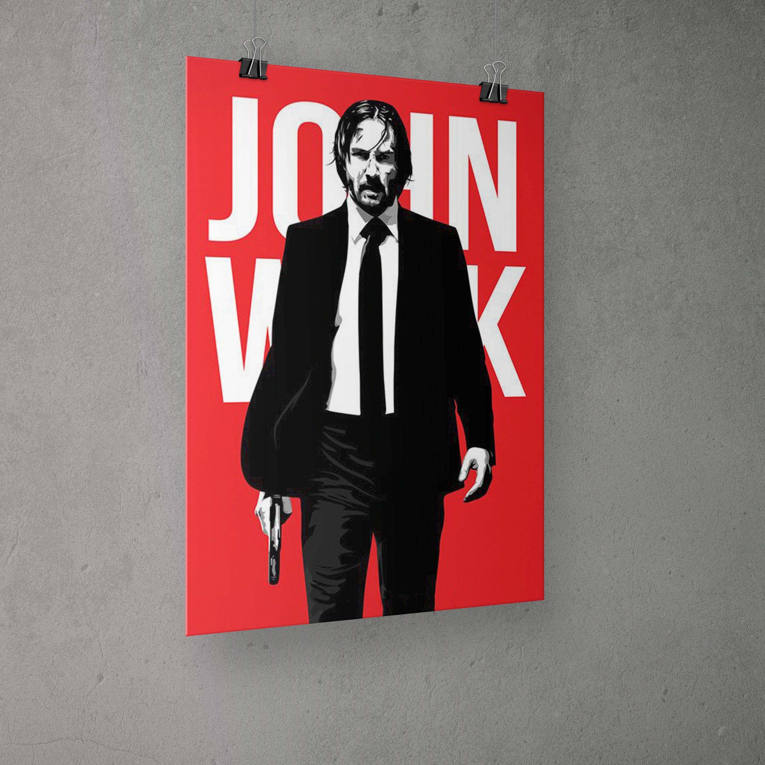 John Wick Poster,Baba Yaga Poster,Art,High Quality Poster, ( No )