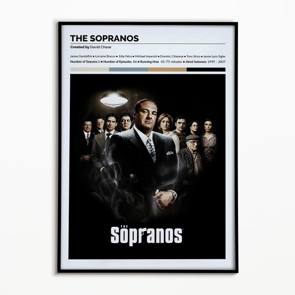 The Sopranos Poster - Etsy