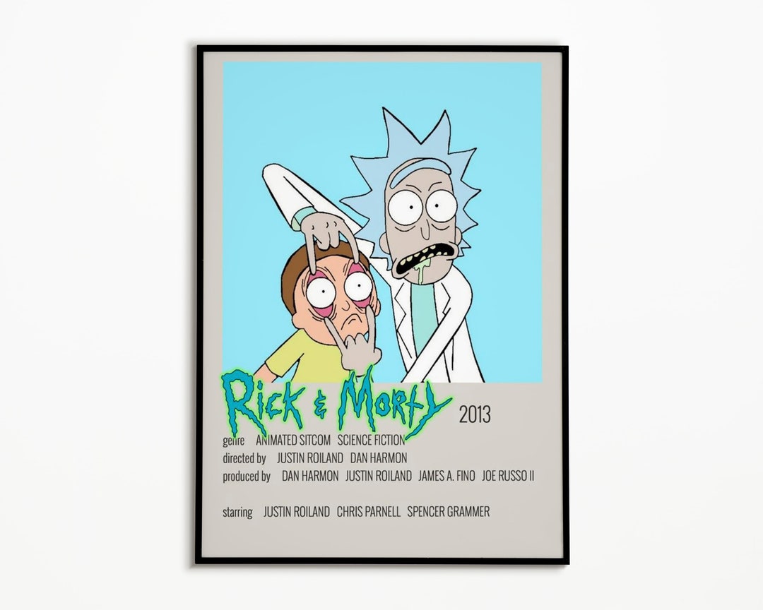 Rick and Morty Poster Rick and Morty Tv Series Poster - Etsy UK