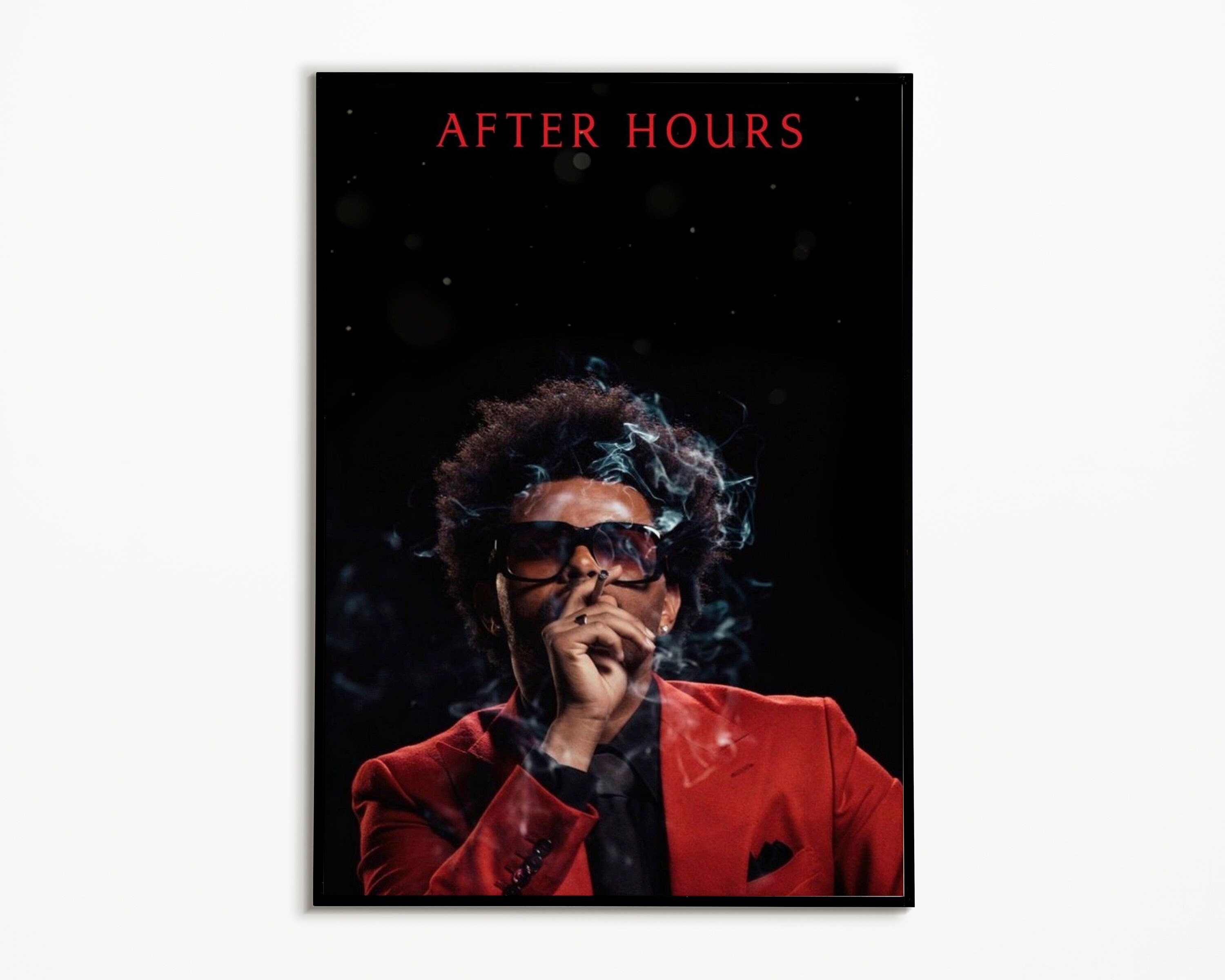 The Weeknd Poster the Weeknd Red Black Poster the Weeknd - Etsy Australia