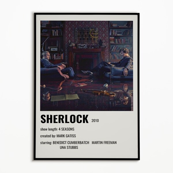 Sherlock Bbc Poster - Etsy