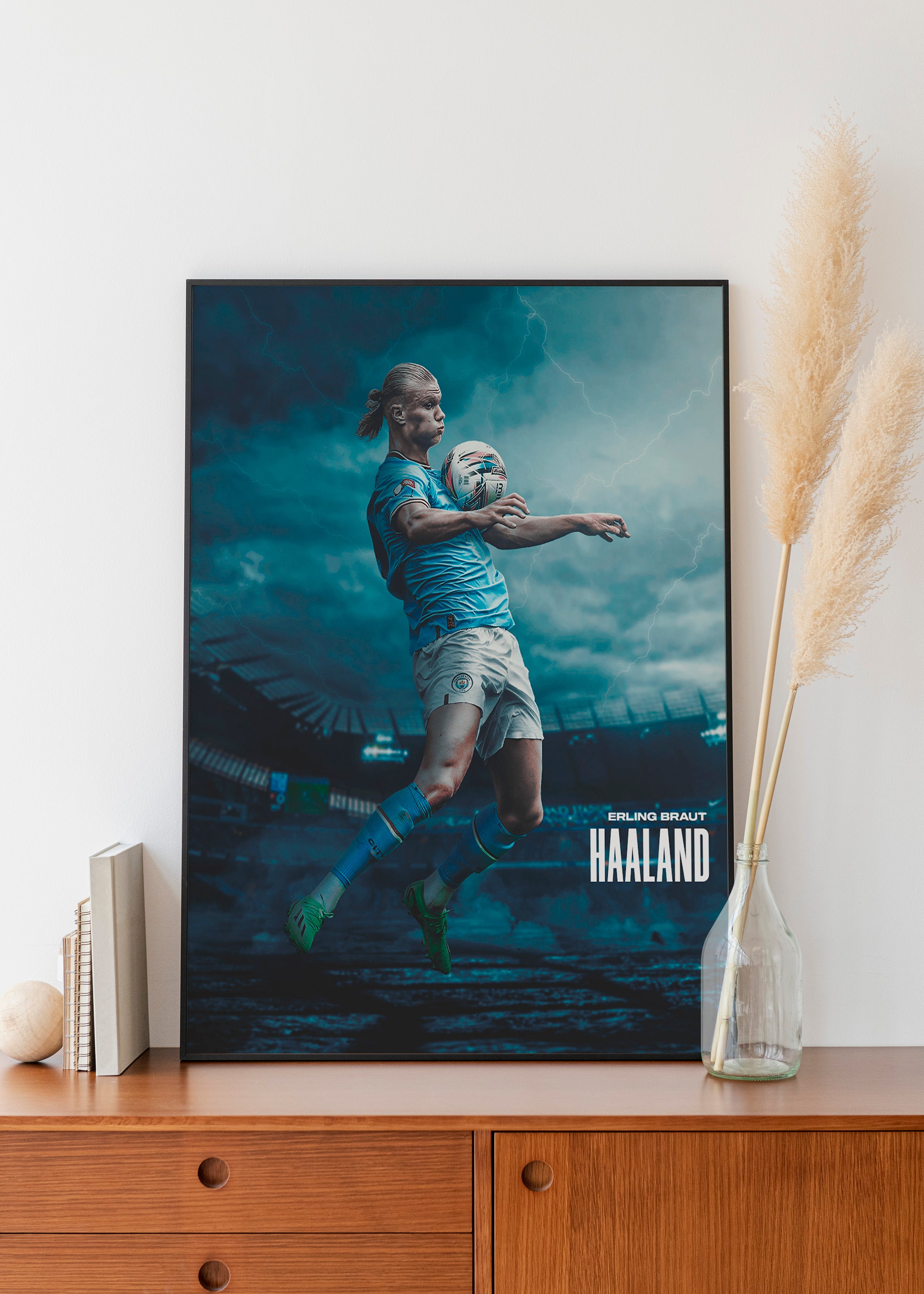 Erling Haaland Poster Haaland Manchester City Poster haaland - Etsy Israel