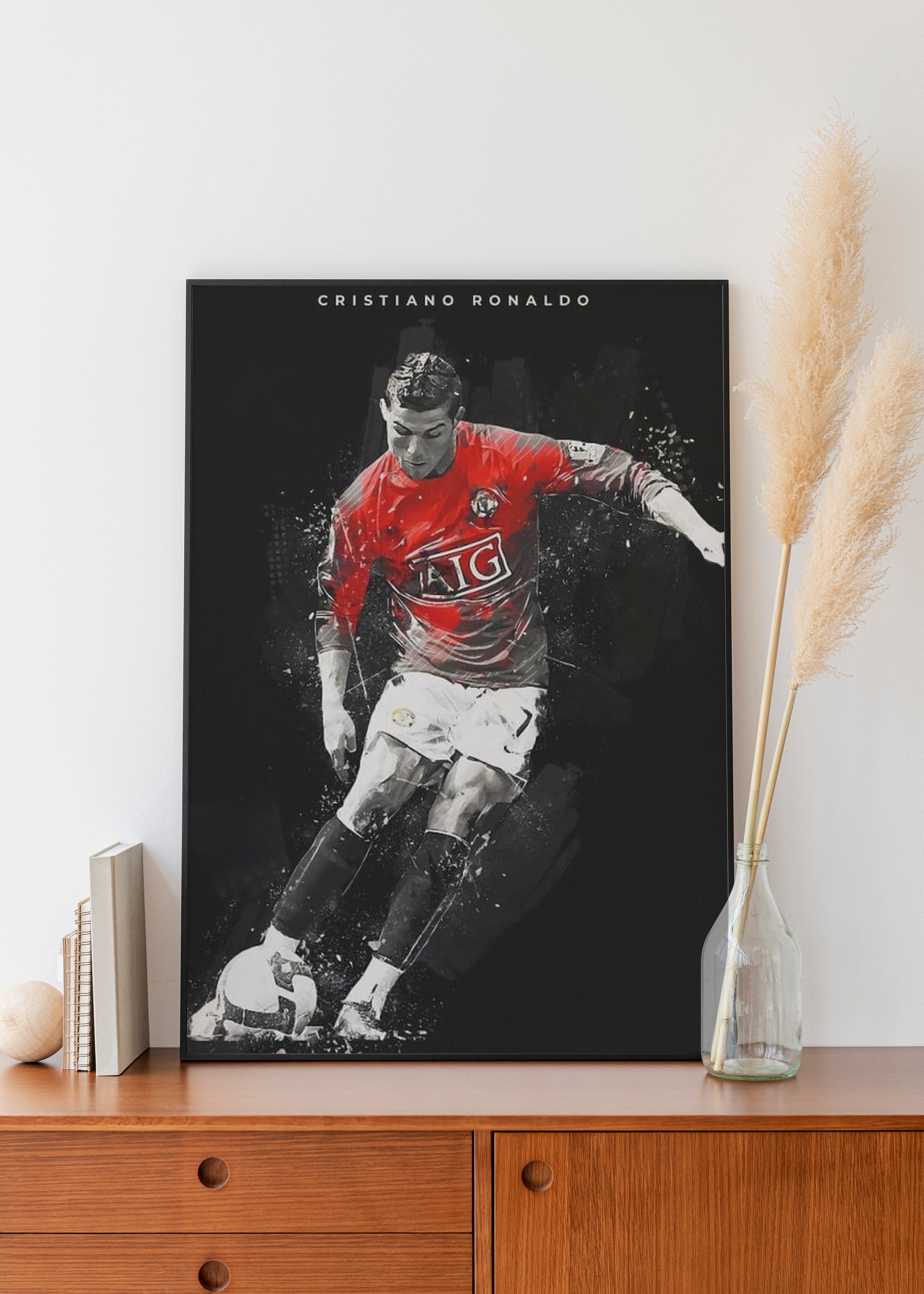 Cristiano Ronaldo Poster Ronaldo GOAT Poster Cristiano Ronaldo GOAT ...