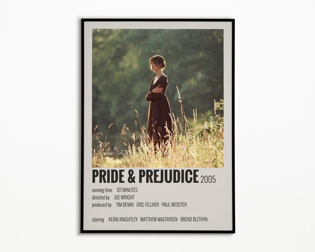 Pride & Prejudice Poster Pride and Prejudice Keira Knightley Poster ...