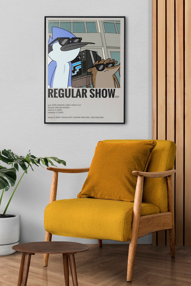 Regular Show Poster Regular Show Tv Series Poster Minimalist Poster ...