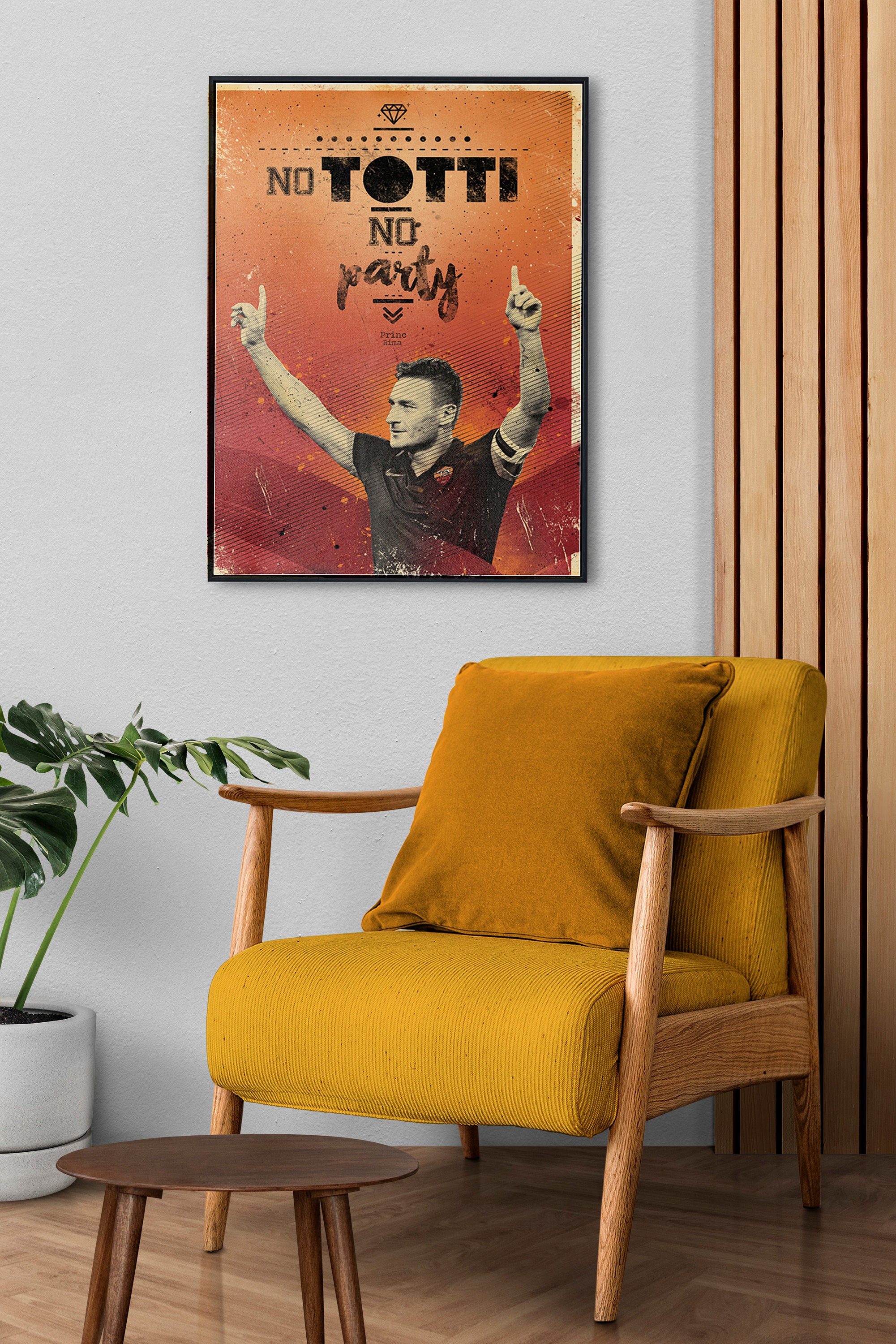 Francesco Totti Poster Francesco Totti Rome Poster Football Legends ...