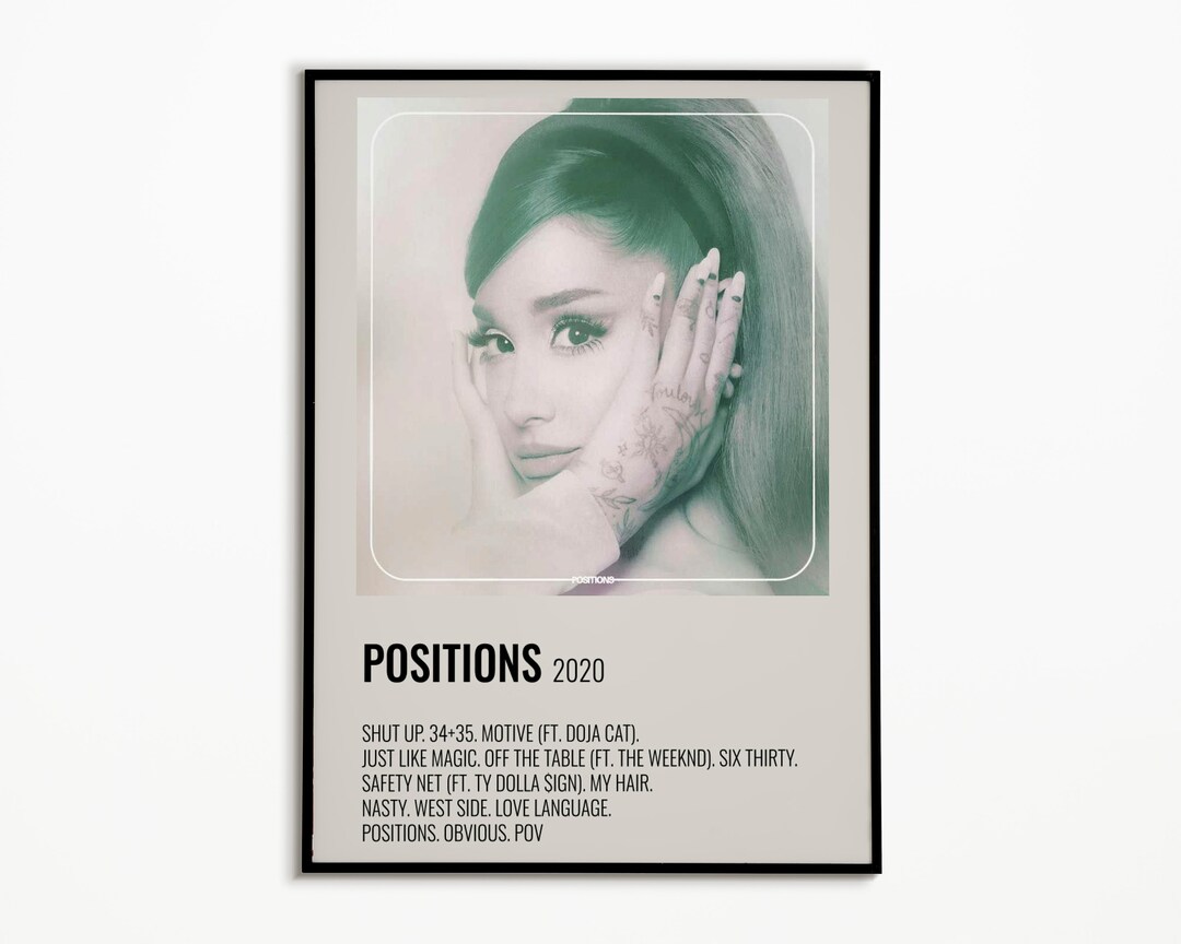 Ariana Grande Poster Music Poster Ariana Grande Minimalist - Etsy