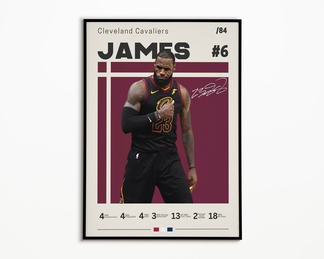 Lebron James Poster Lebron James NBA Poster Lebron James - Etsy