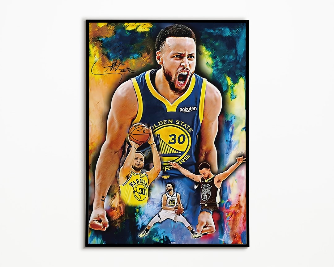 Stephen Curry Poster Stephen Curry Golden State Warriors Poster NBA ...