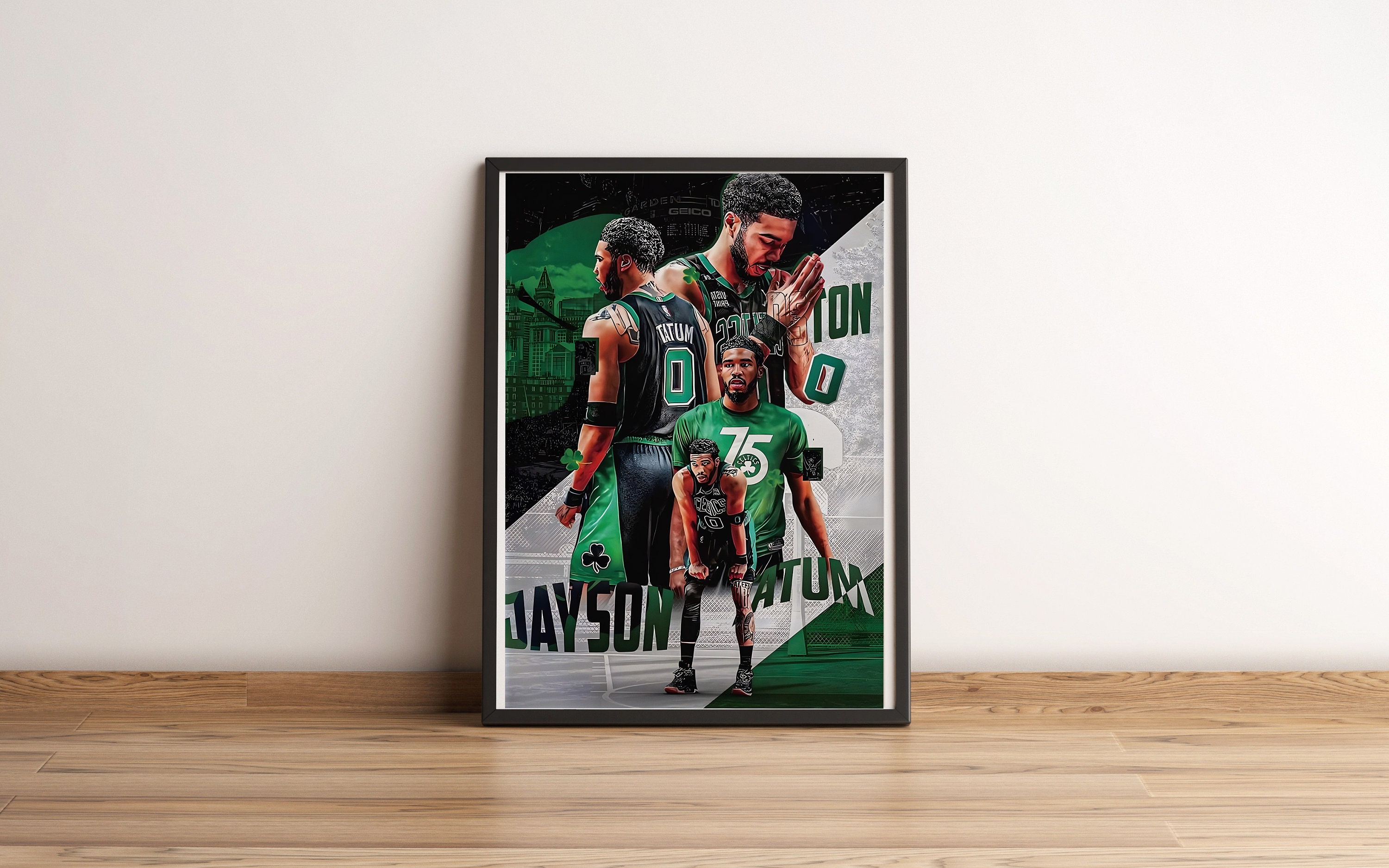 Jayson Tatum Poster Jayson Tatum Boston Celtics Poster NBA Poster NBA ...