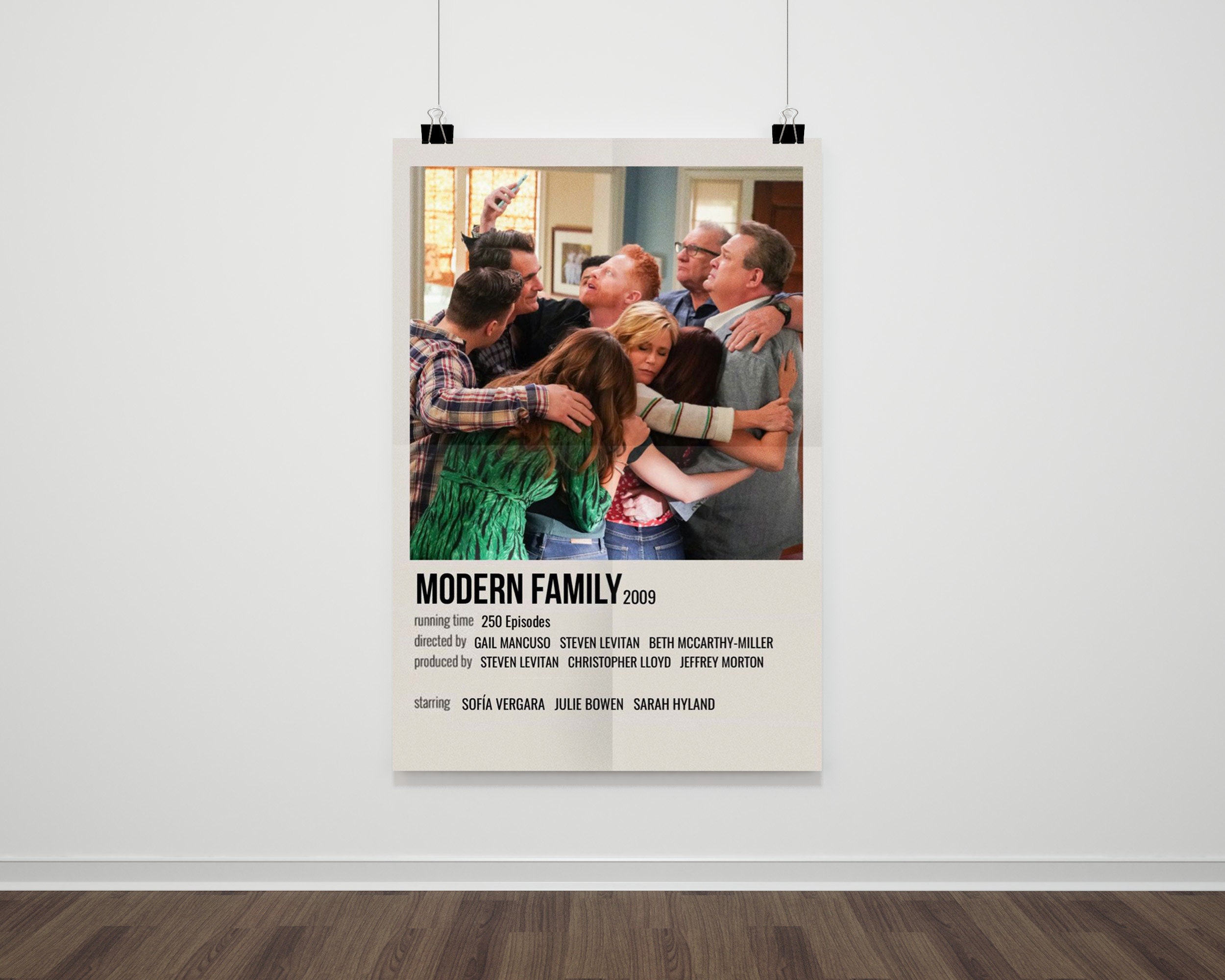 Modern Family Poster Modern Family Comedy Tv Series Poster Wall Art ...