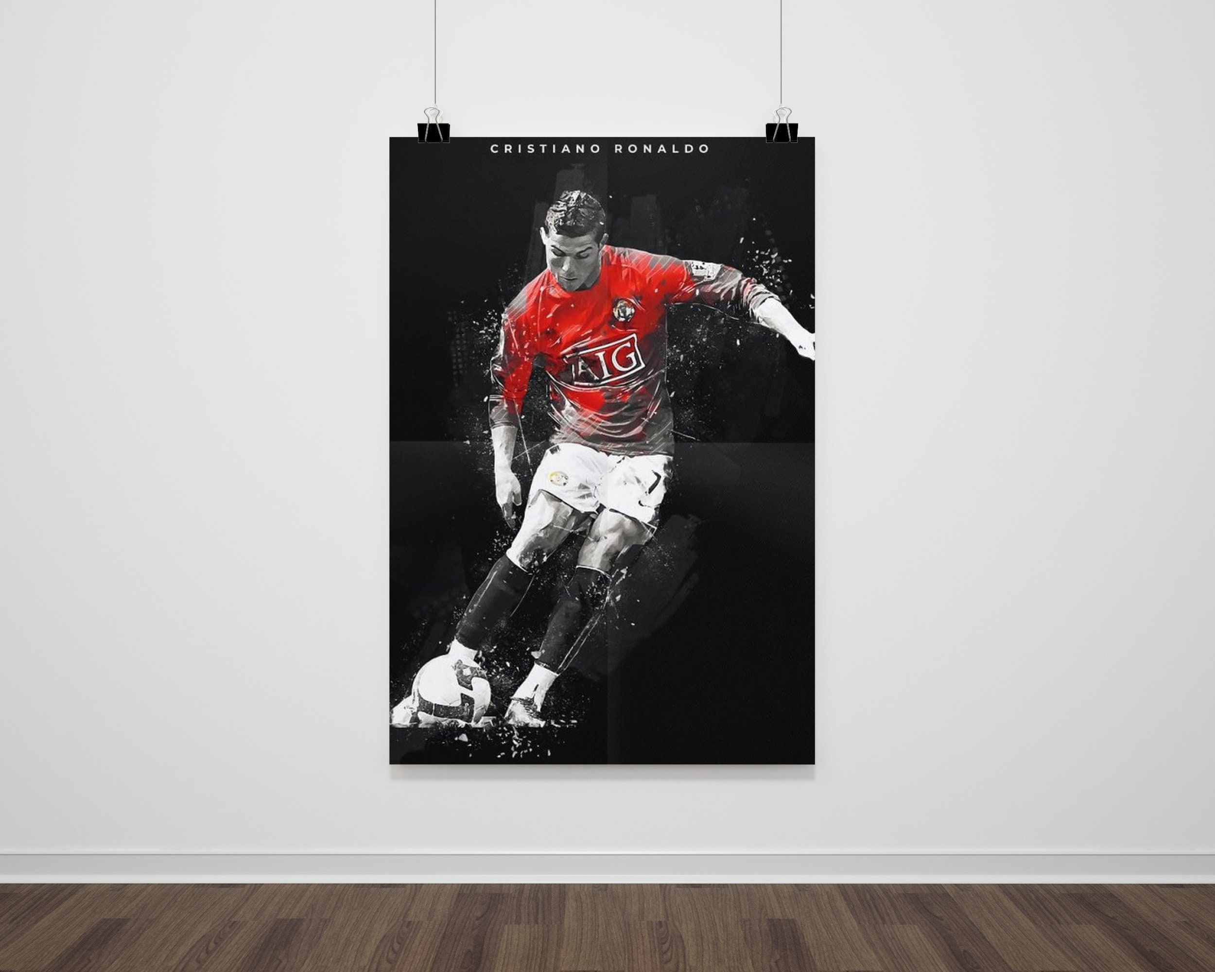 Cristiano Ronaldo Poster Ronaldo GOAT Poster Cristiano Ronaldo GOAT ...