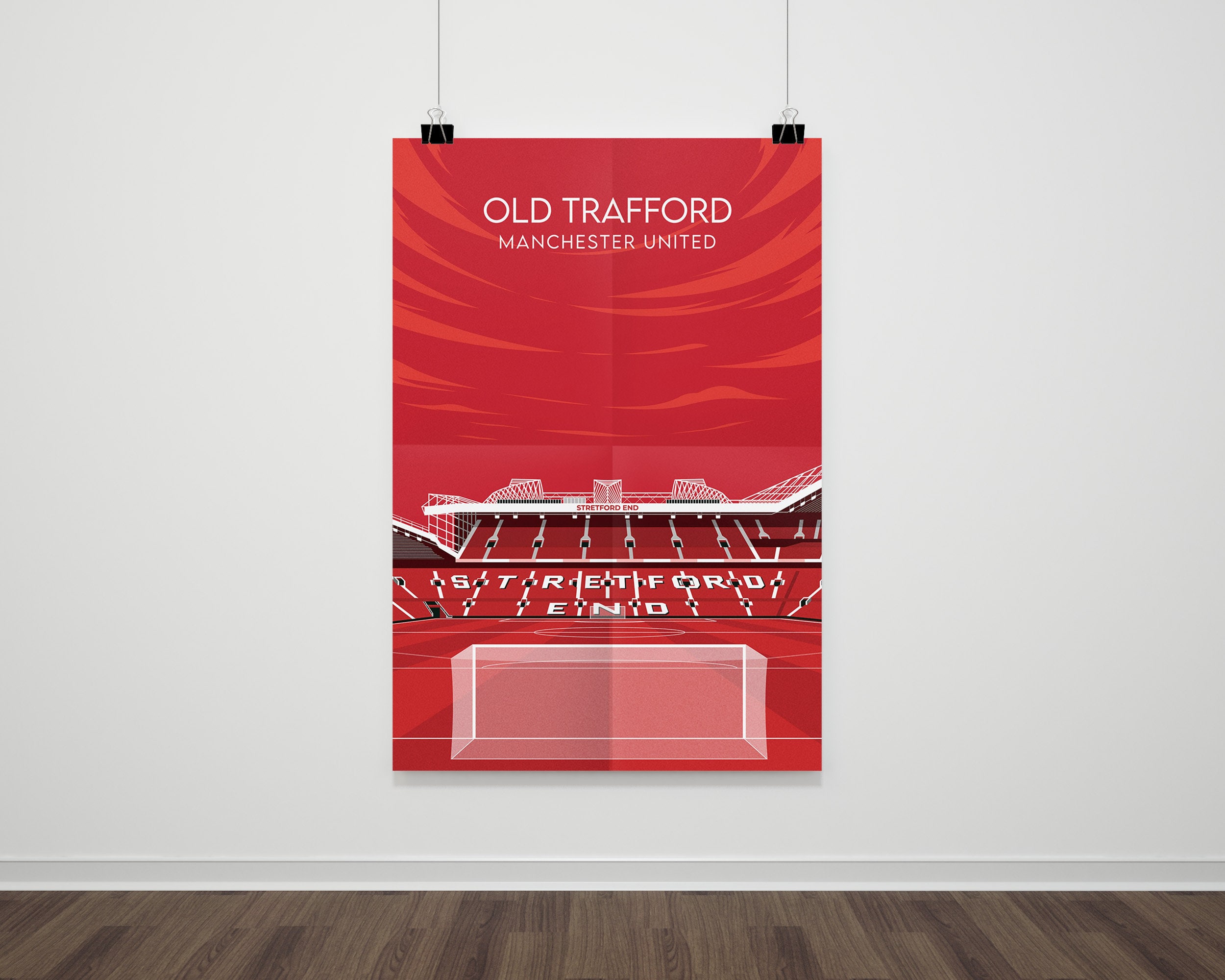 Old Trafford Poster Old Trafford Stadium Poster Manchester - Etsy